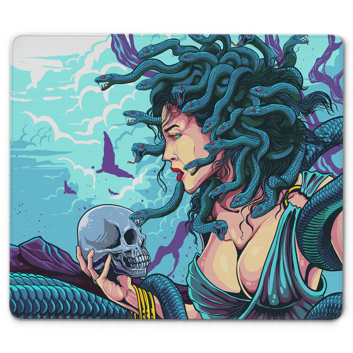 Greek-Myth Medusa – MacvethOS Artisan Deskmat
