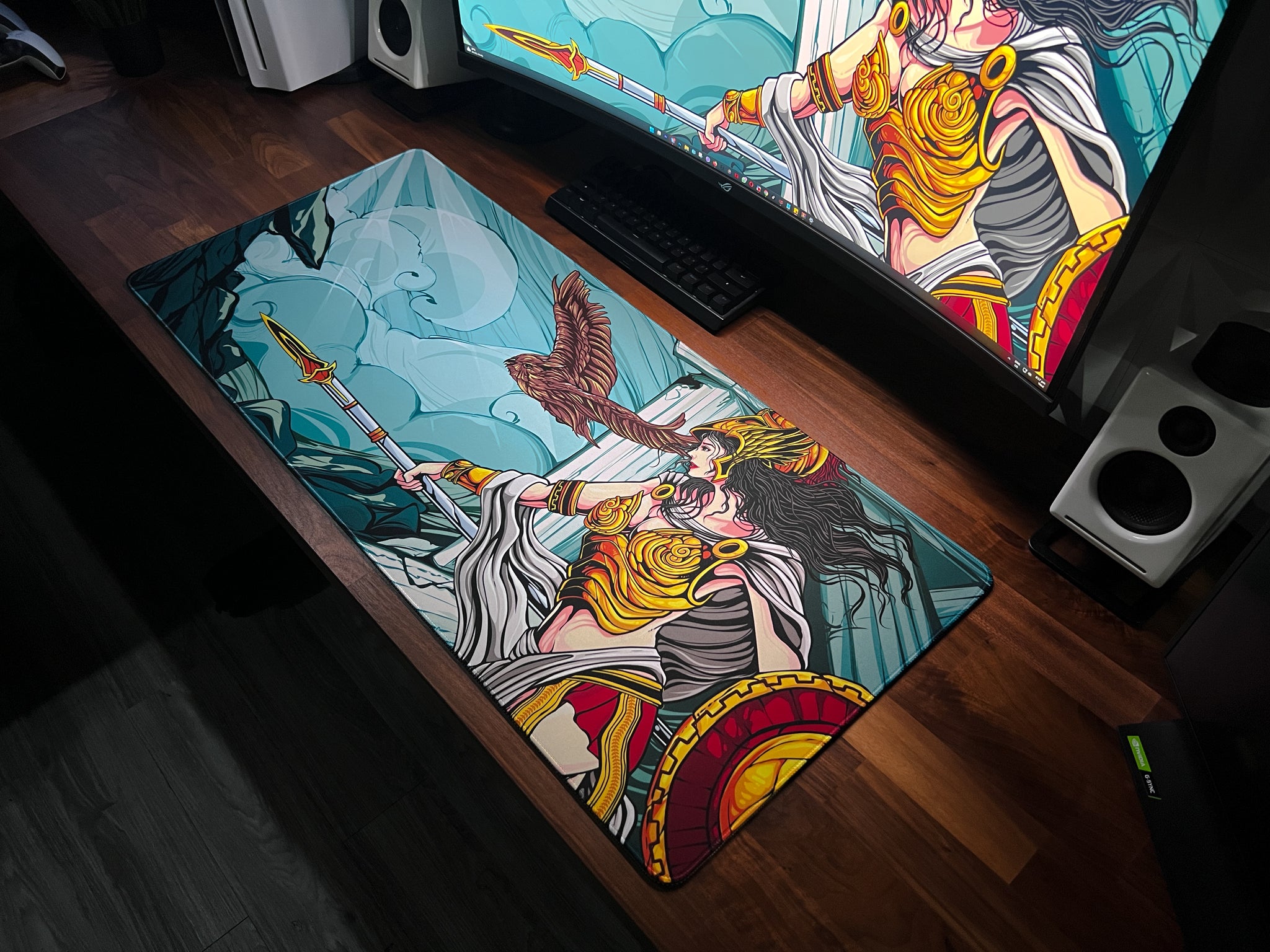 Greek - Athena – MacvethOS Artisan Deskmat