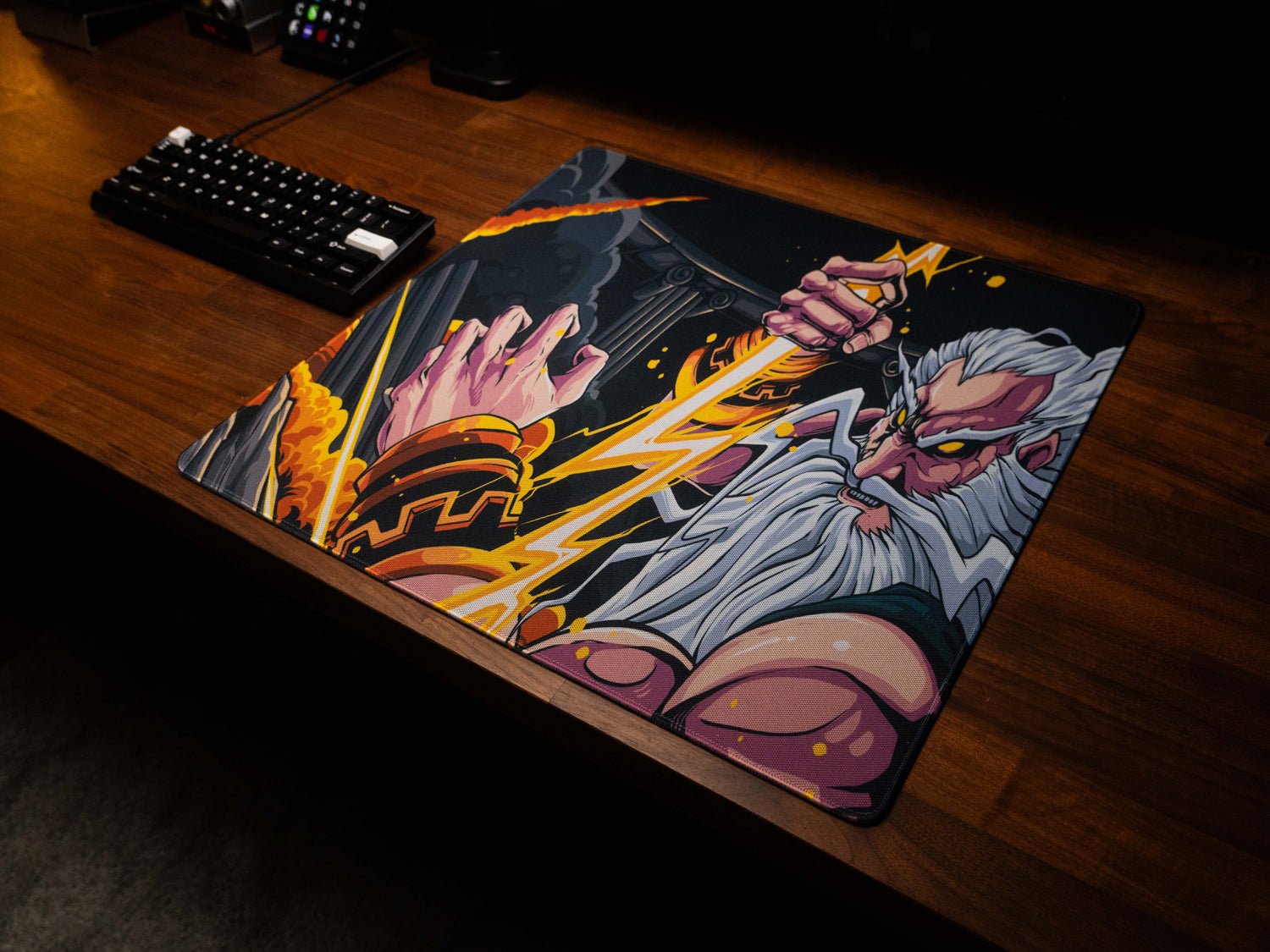 Greek Myth Zeus - Omni Pro Deskmat – MacvethOS Artisan Deskmat